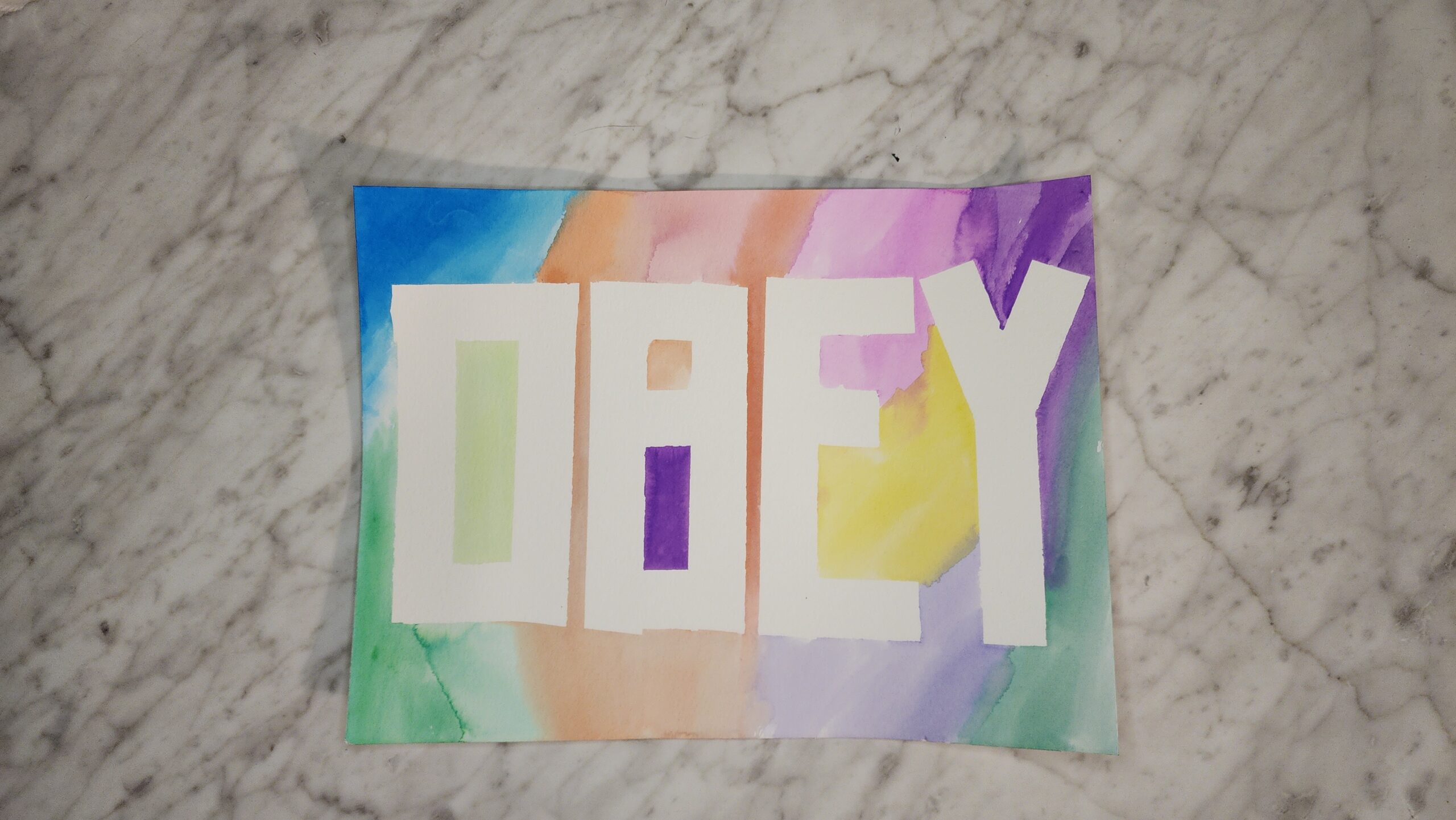 Obey Painting - Seeds to Strength Bible School