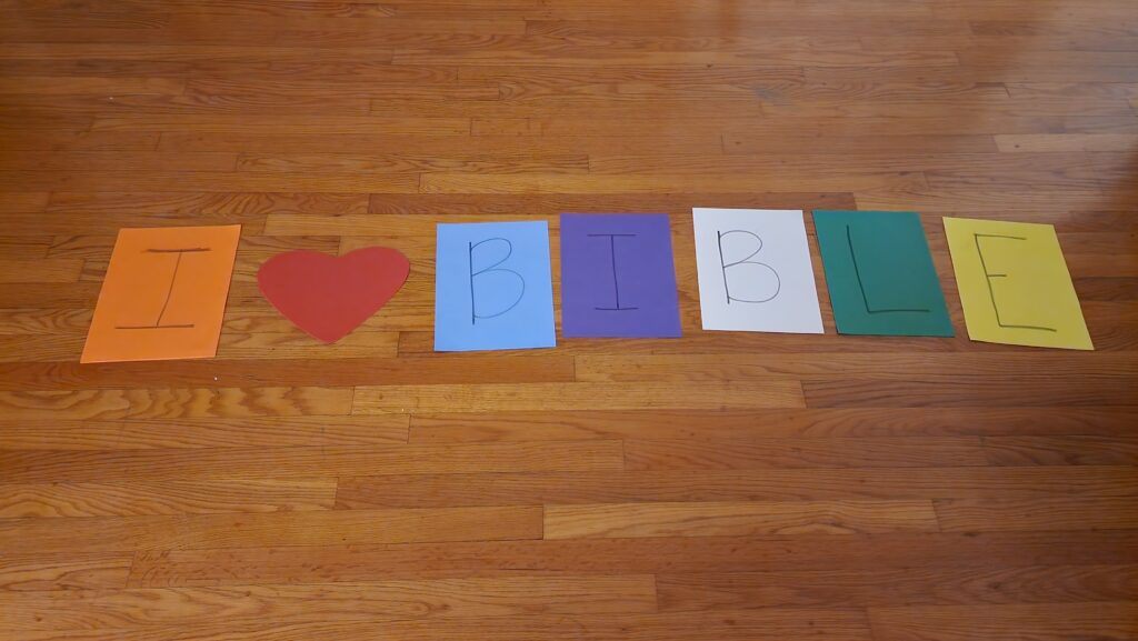 Jesus Loves Me Jumping Activity - Seeds to Strength Bible School