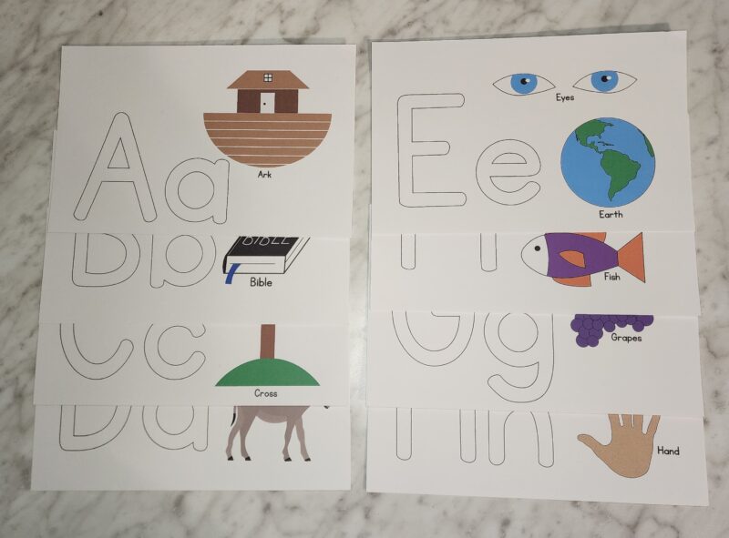 Bible ABC Cards - Seeds to Strength Bible School